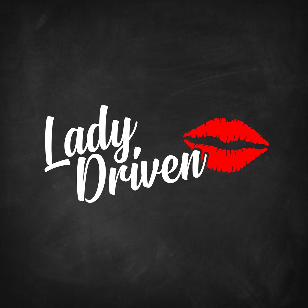 Lady Driven Decal Stickers Car Window Stickers for Her - Etsy