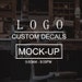 Logo Window Decal Sticker, Logo Decals, Custom Design, Business Window ...