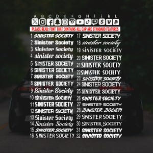 Custom Car Decals and Stickers With Instagram, Youtube, Facebook ...