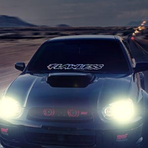 Custom Text Windshield Banners, Car Decal Sticker, Your Text Banners ...