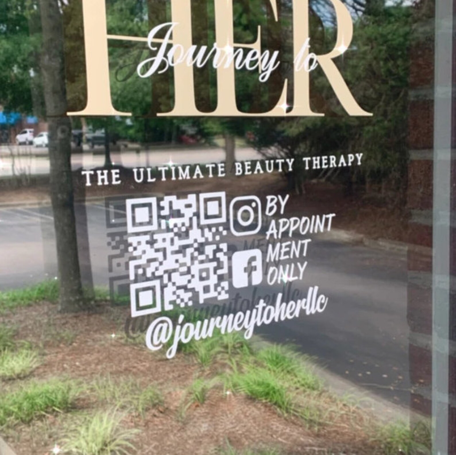 QR Code Design Your Own Storefront Window Business Decal - Etsy