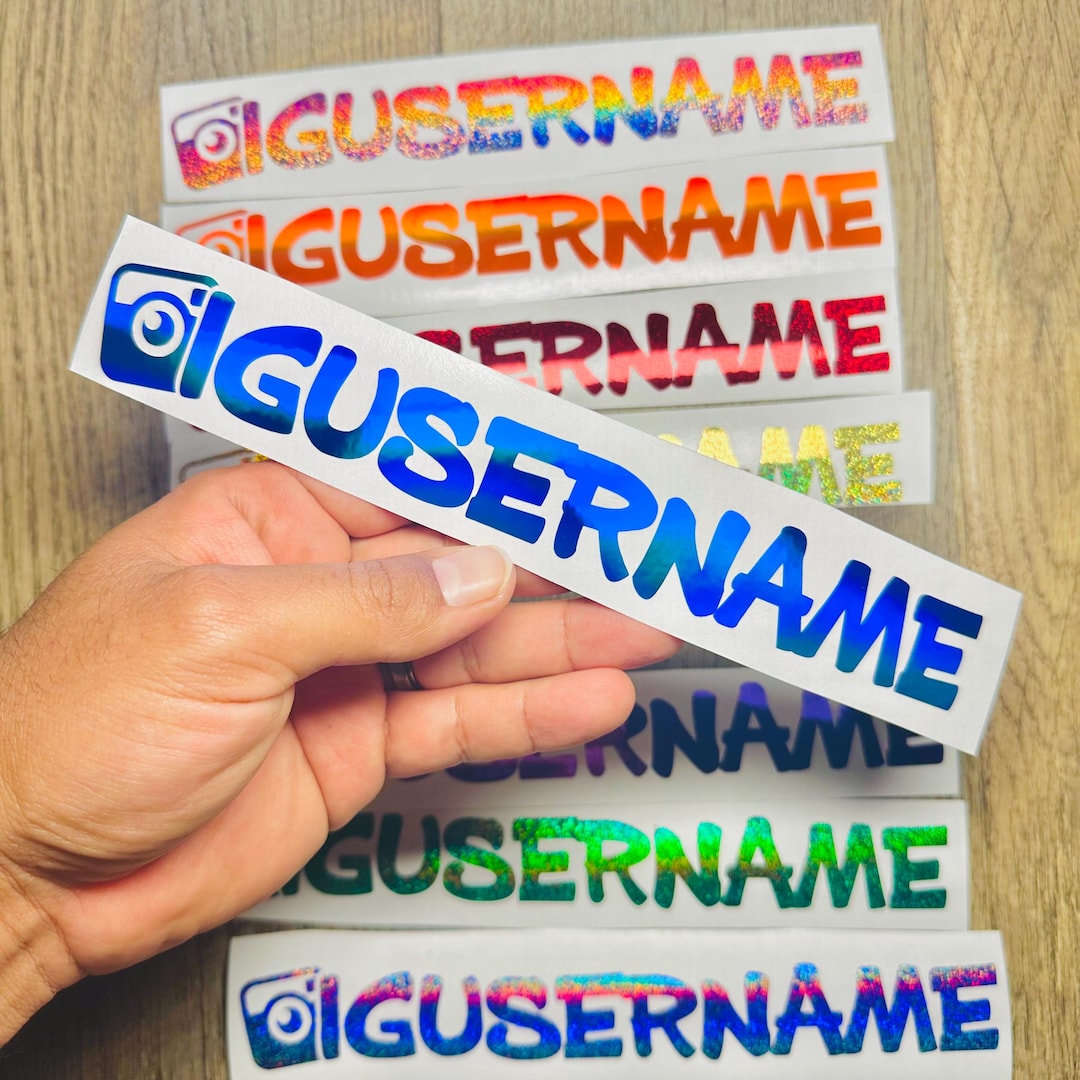 Custom Car Decals and Stickers With Instagram, Youtube, Facebook ...