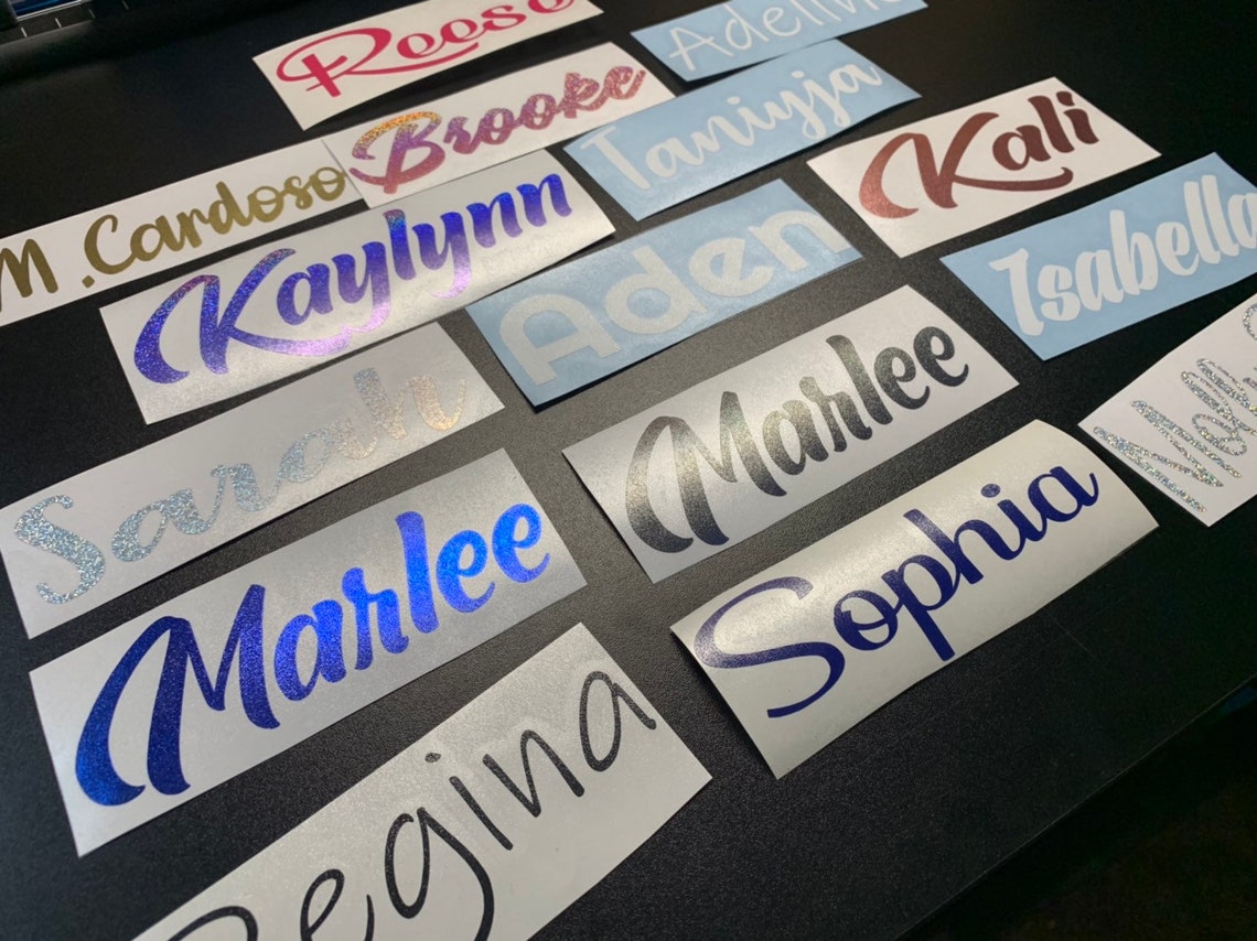 Hydro Flask Stickers Name Decals for Yeti Decals for Cups | Etsy