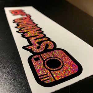 Facebook Decals for Cars | Lettering Stickers | Snapchat | Custom ...