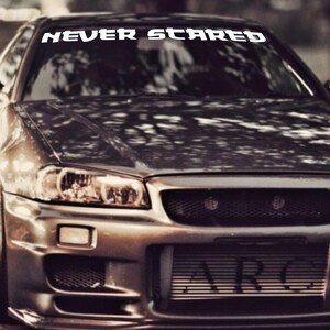 Custom Text Windshield Banners, Car Decal Sticker, Your Text Banners ...