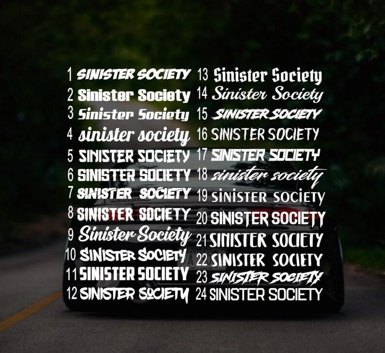 Custom Vinyl Text Decals: Car, Laptop, Water Bottle Stickers - Etsy