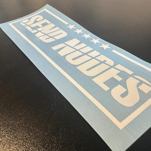 Send Nudes Vinyl Decal | Truck Windows | | for Back Window | JDM | Instagram | Decal for Cars ...