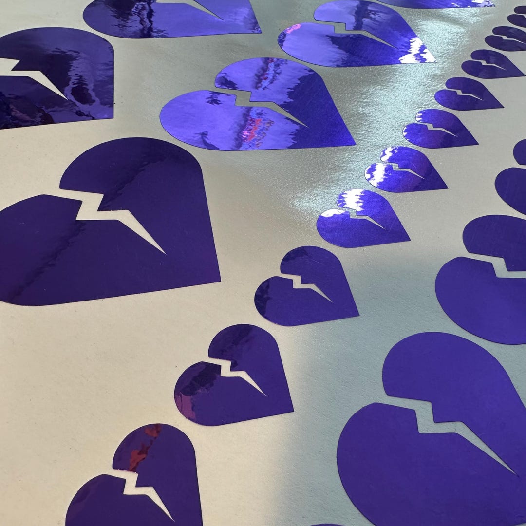 Broken Heart Car Decal Stickers: JDM Dumper Sticker Set - Etsy