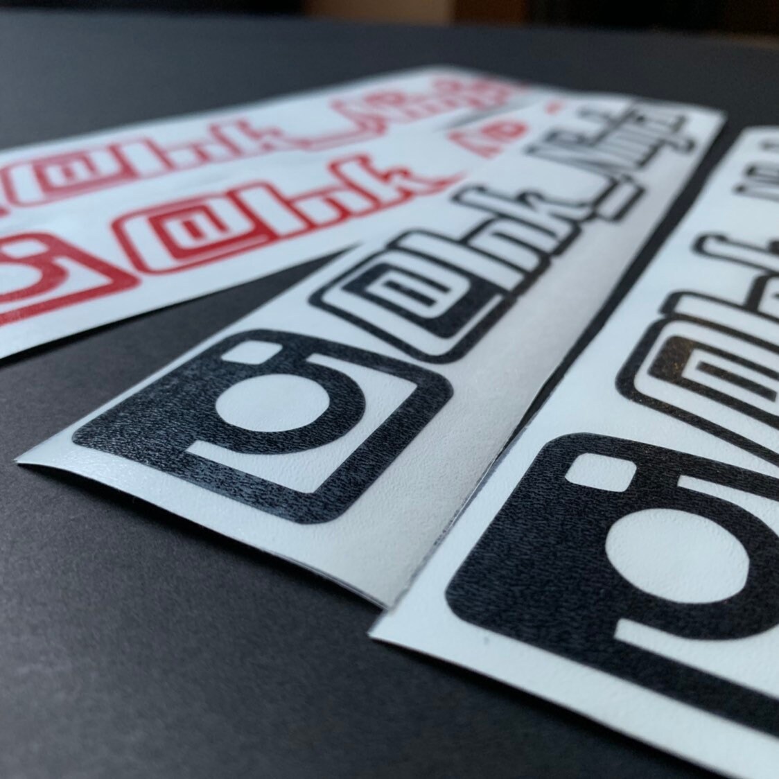 INSTAGRAM Username Personalized Vinyl Decal Lettering Sticker | Etsy