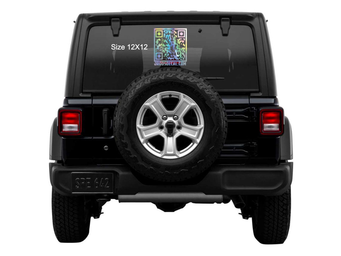 Design Your Own Qr Code Decal Social Media Qr Code Custom Etsy 0043