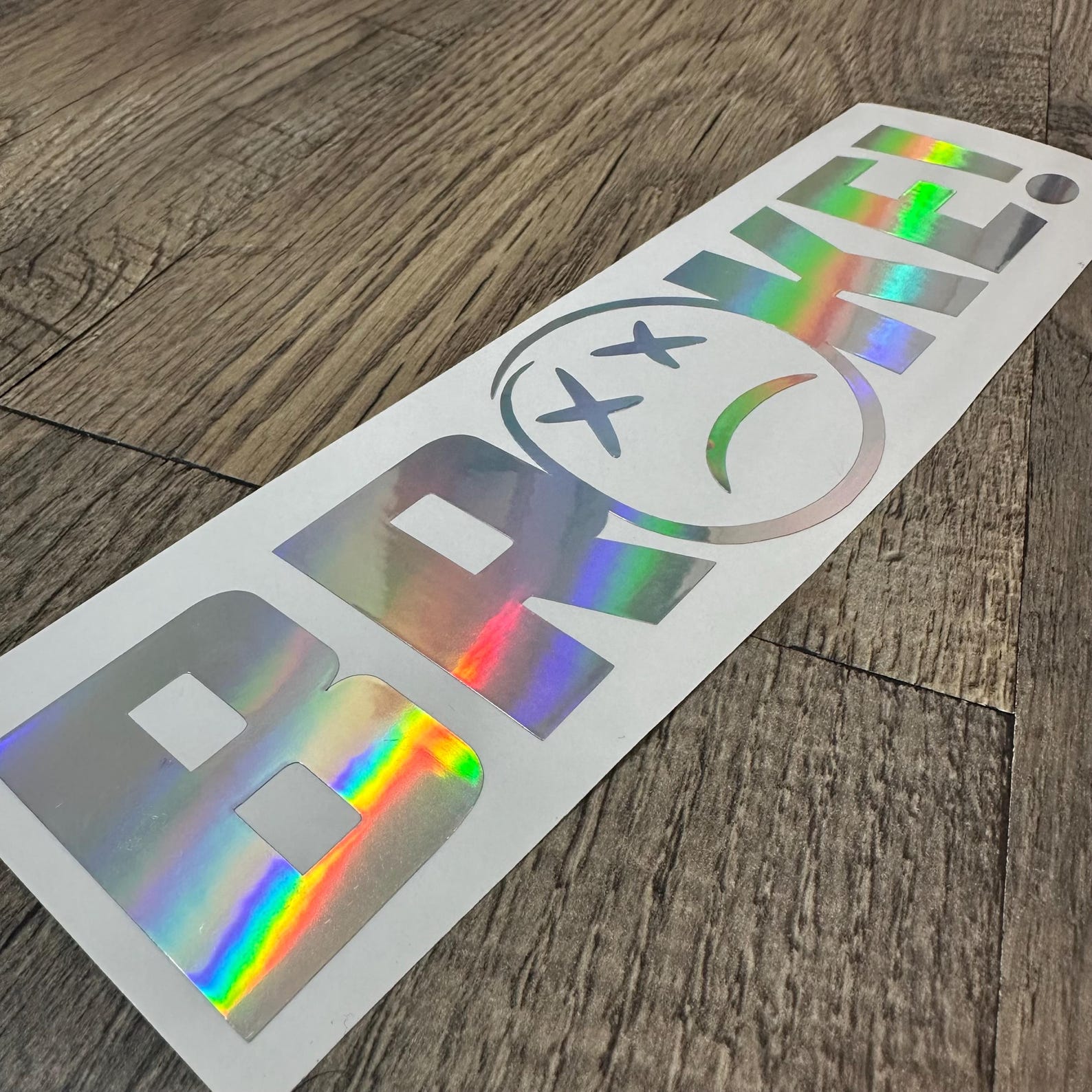 JDM Broke Holographic Oil Slick Car Window Vinyl Decal - Etsy