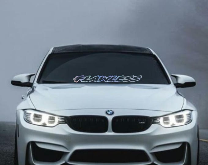 Custom Windshield Banner Decal Sticker - Your Text - Your Design - Etsy