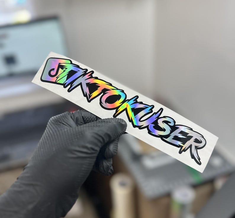 Custom Instagram Name Vinyl Decal - Personalized IG Username Sticker ...