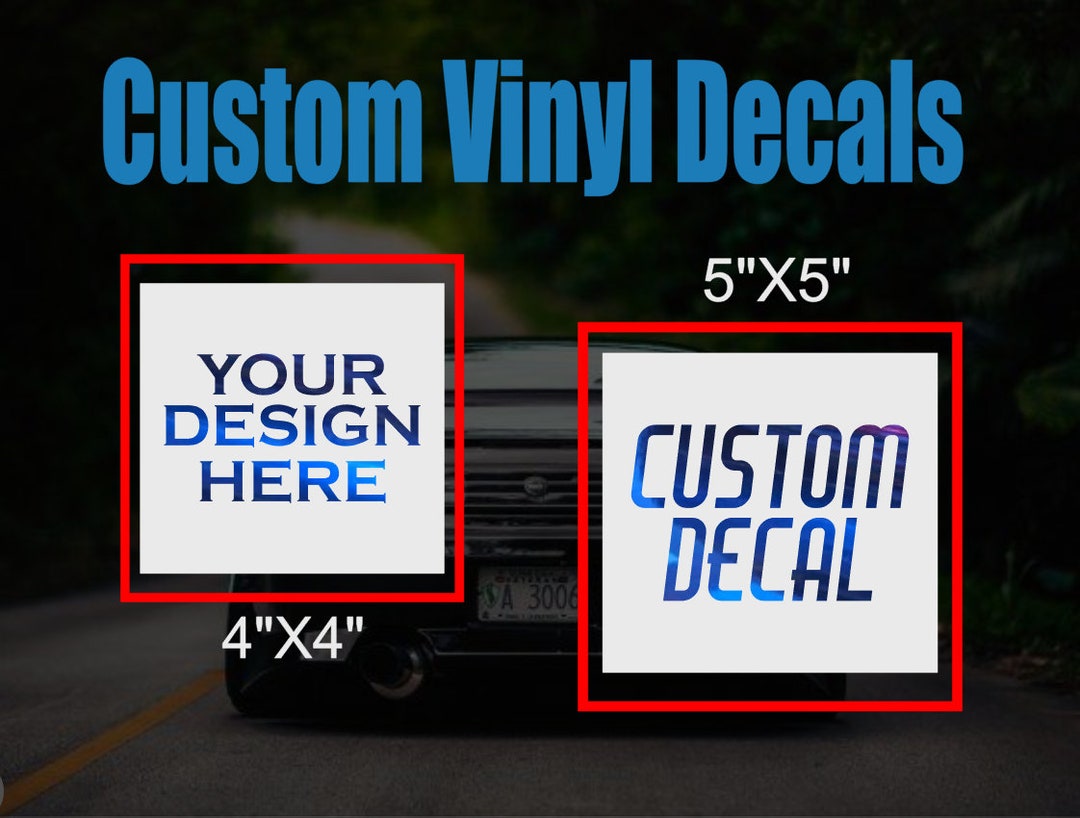 Custom Business Logo Vinyl Decals Sticker for Car Trucks Window or ...