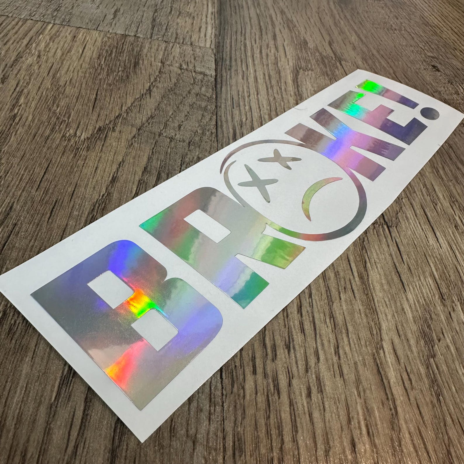 JDM Broke Holographic Oil Slick Car Window Vinyl Decal - Etsy