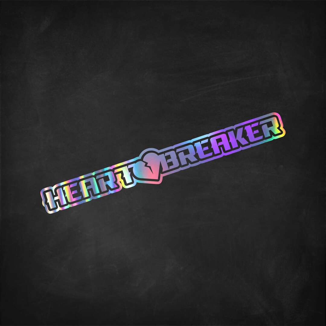 Heartbreaker Vinyl Decal: JDM Car Banner - Etsy