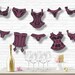 Printable Lingerie Banner With 11 Garments // Bachelorette - Etsy