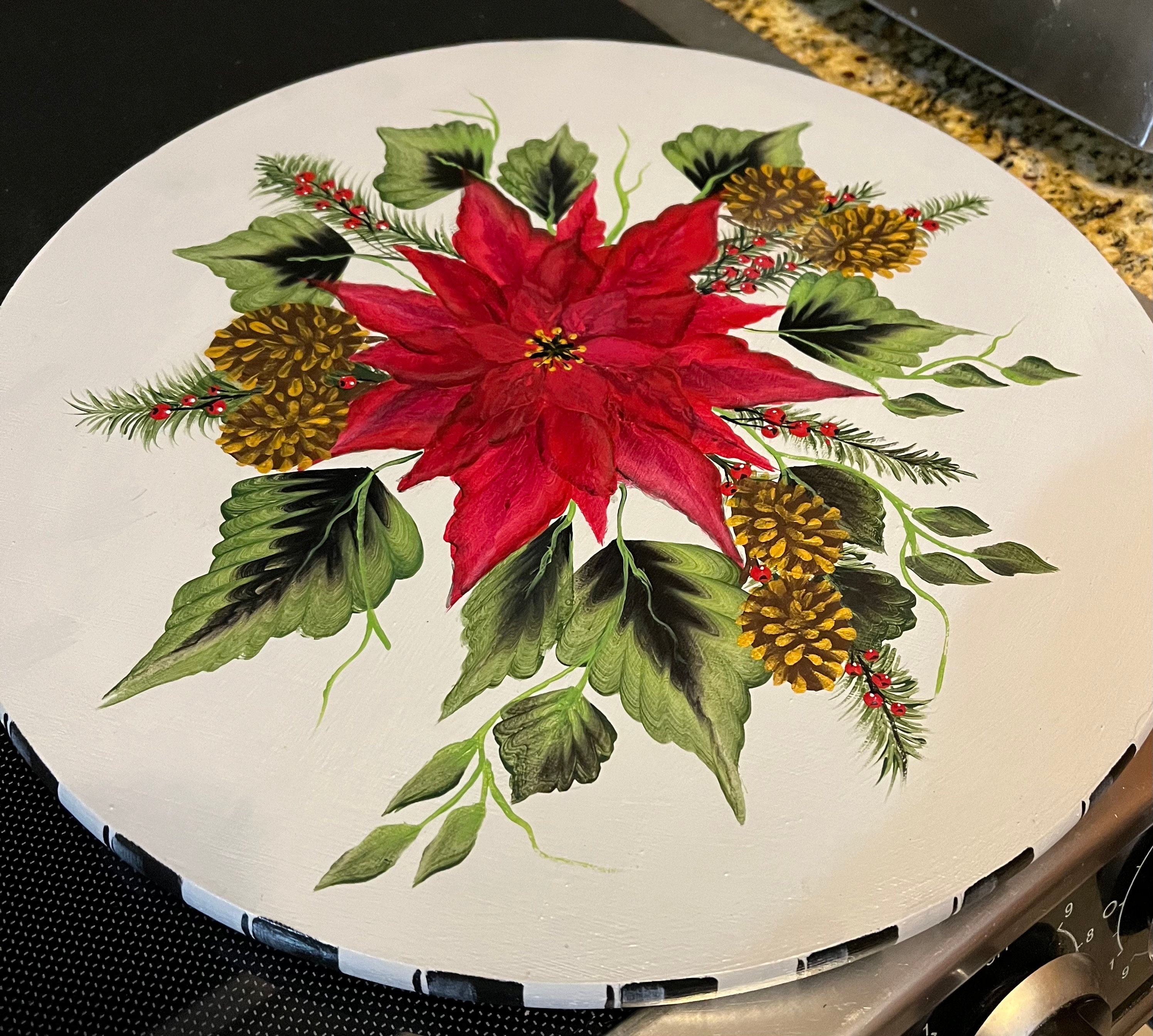 Lazy Susan, Hand Painted Lazy Susan, Turntable, Painted Turntable ...