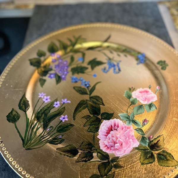 Hand Painted Plate - Etsy