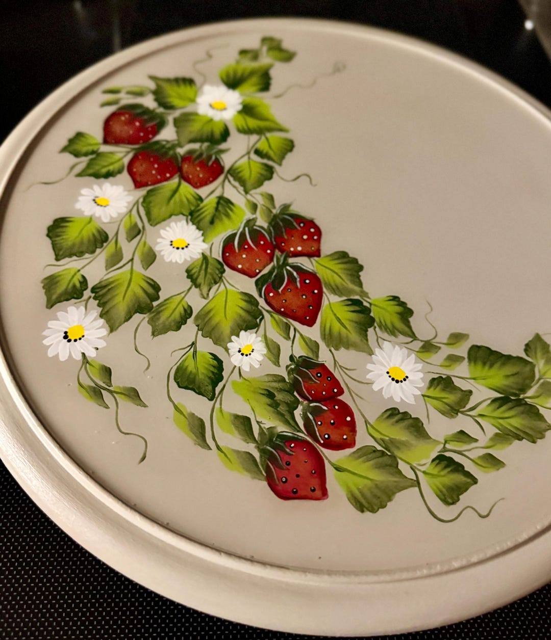 Lazy Susan, Hand Painted Lazy Susan, Turntable, Painted Turntable ...