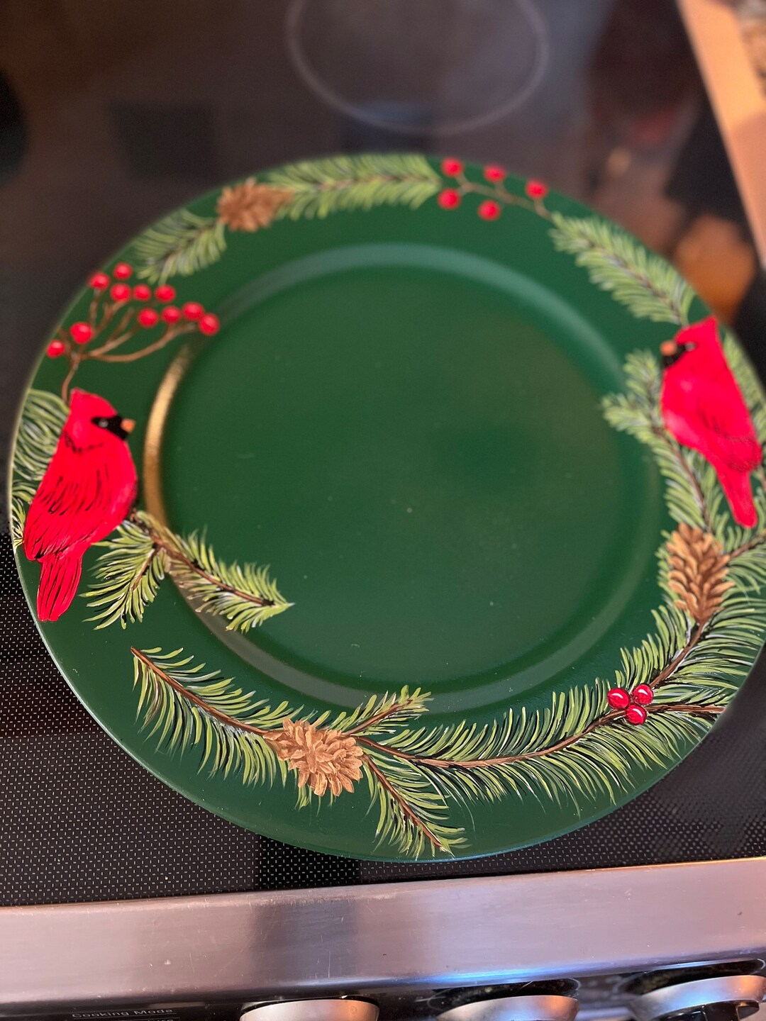 Charger Plate, Hand Painted Charger, Plate, Decorative Plate Charger ...