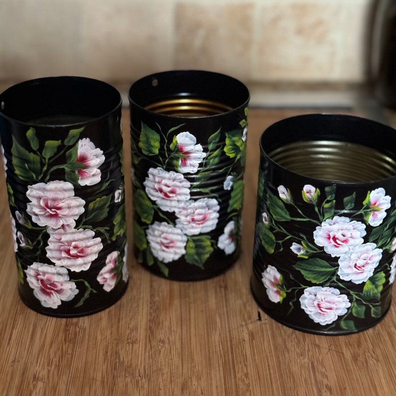 Tin Can Flowers - Etsy