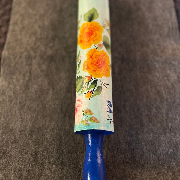 Painted Rolling Pins - Etsy