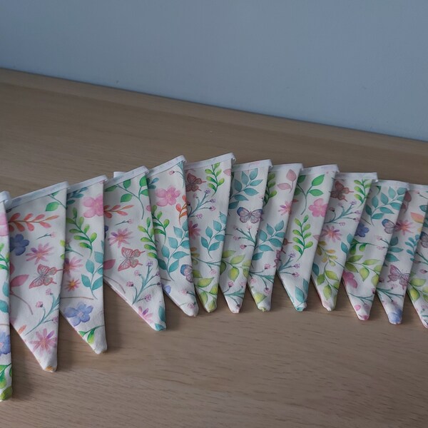 Aqua Bunting - Etsy