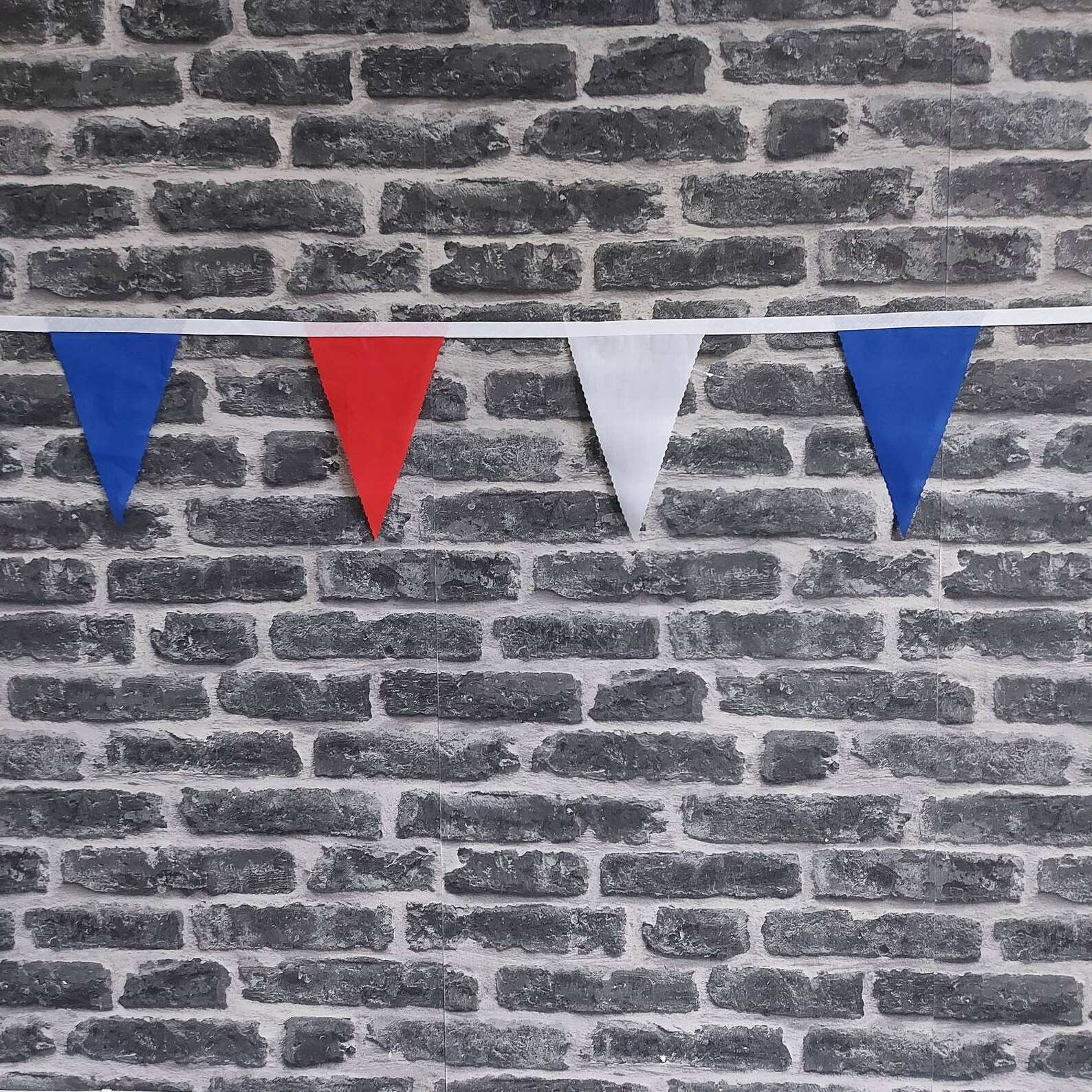 10ft Handmade Football Team Colours Fabric Bunting - France - Single ...