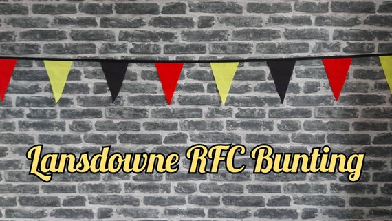 10ft Handmade Rugby Team Colours Fabric Lansdowne RFC | Etsy