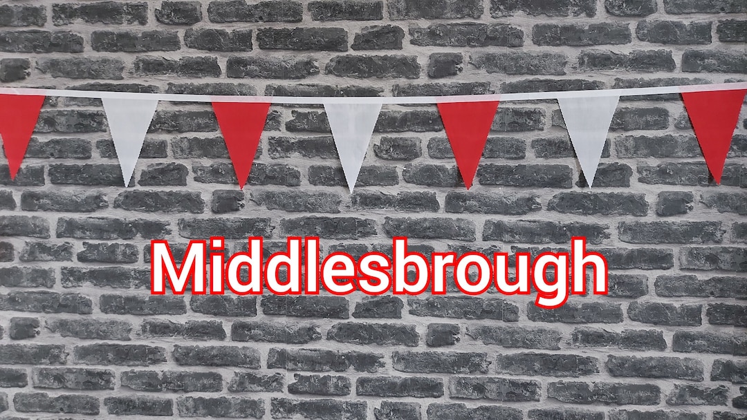 10ft - 50ft Lengths Handmade Football Team Colours Fabric Bunting ...