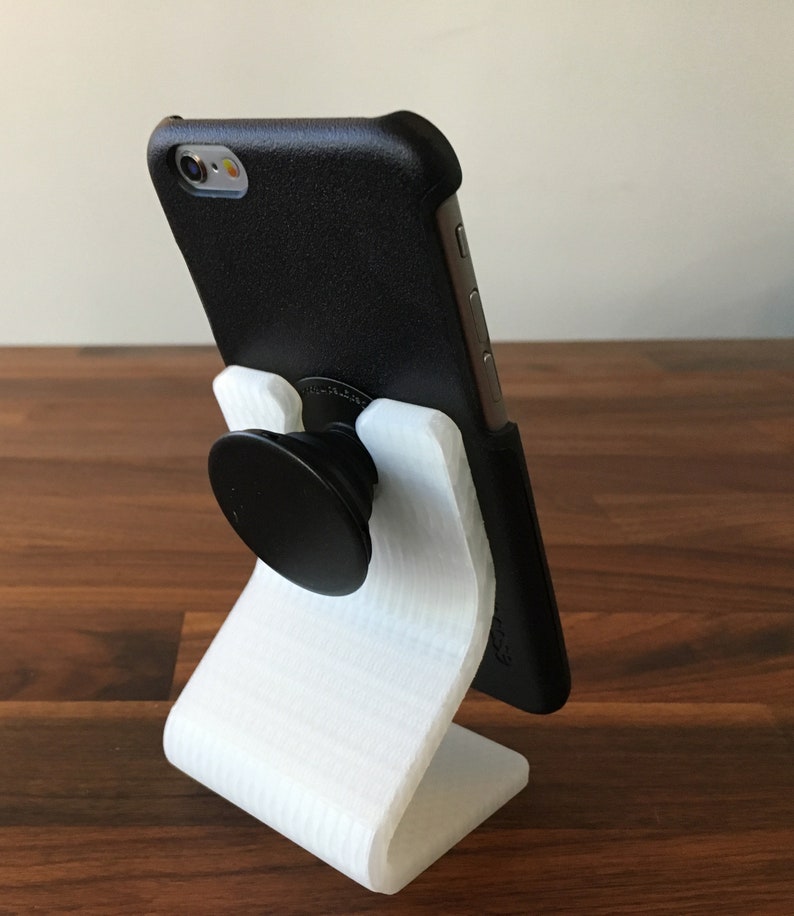 Simple White Translucent Stand to use your Popsocket grip on | Etsy