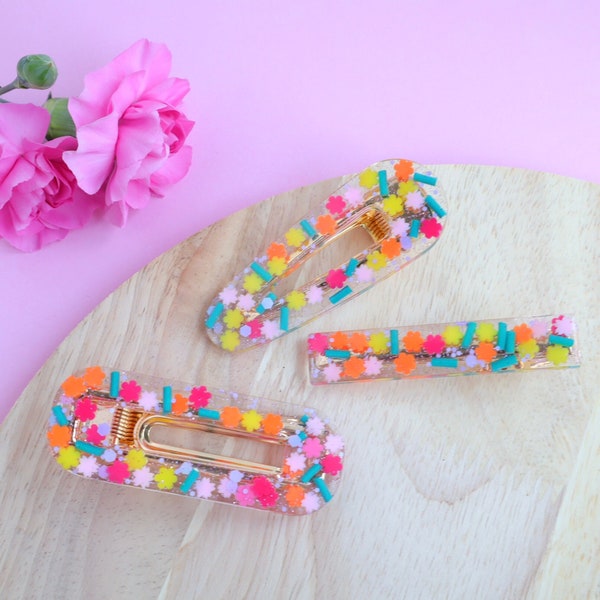 Resin Hair Clip - Etsy