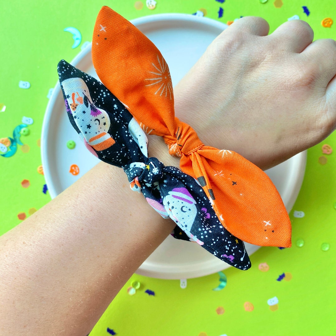 Celestial Moth Bow Scrunchie Pack Bunny Ear Scrunchie Halloween Hair ...