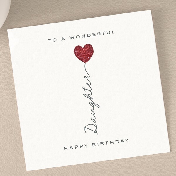 Card for Daughter - Etsy