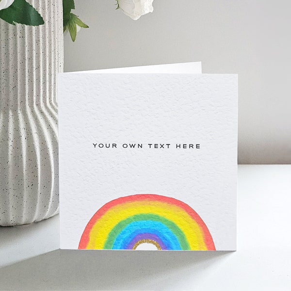 Rainbow Card - Etsy UK