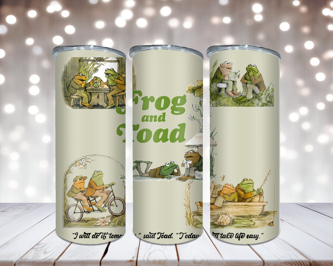 Frog and Toad Tumbler | Frog and Toad Cup - Etsy