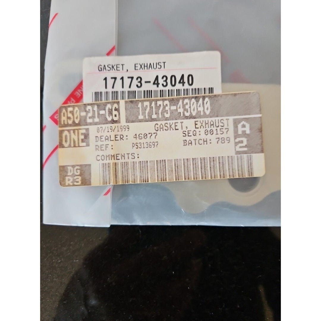 Toyota Exhaust Manifold Gasket 17173 43040 for Cressida Supra Celica ...