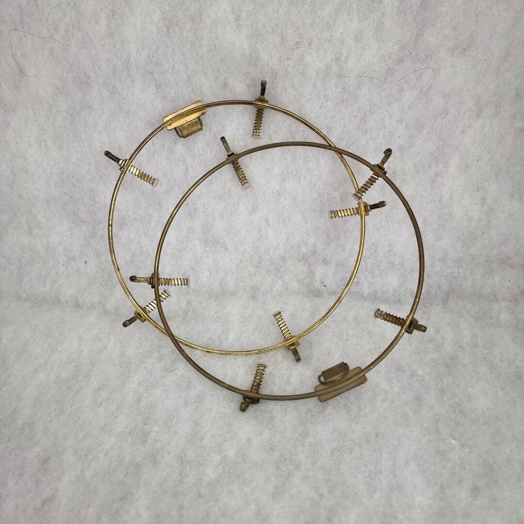 Vintage Van Hygan & Smythe Round Brass Plate Holders Brass - Etsy