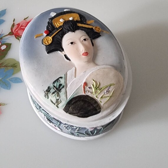 Art & Collectibles Geisha trinket dish Figurines & Knick Knacks etna.com.pe