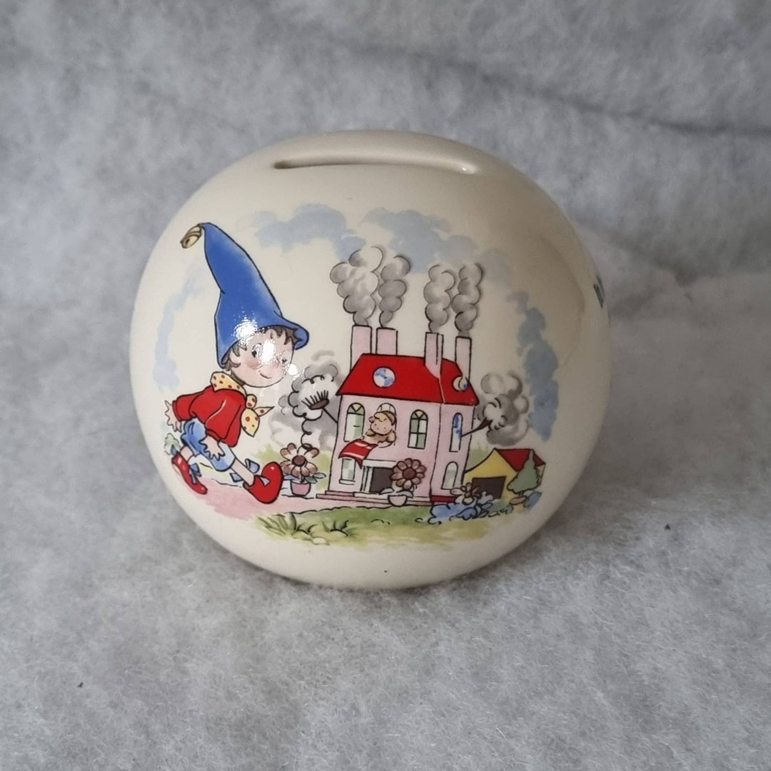 Vintage Noddy Round Money Box, Vintage Royal Stafford Children's Noddy ...