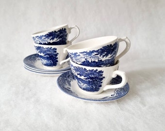 Churchill Blue Willow - Etsy