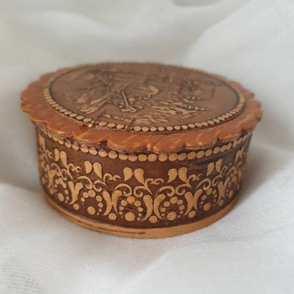 Round Trinket Box - Etsy