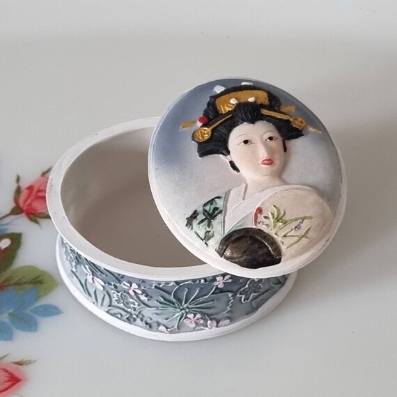 Art & Collectibles Geisha trinket dish Figurines & Knick Knacks etna.com.pe