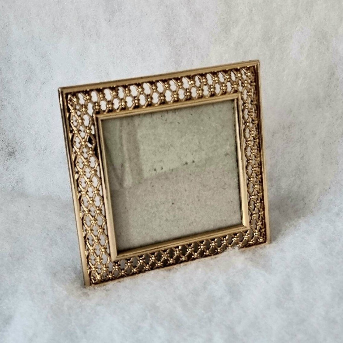 Antique Square Gold Frame