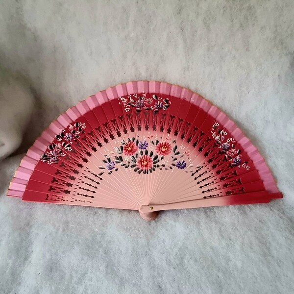 Hand Painted Fan - Etsy