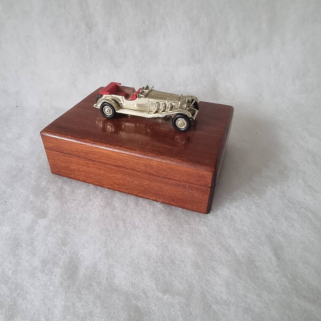 Vintage Model Classic Car Box, Wooden Handmade Box, Antique Wooden Box ...