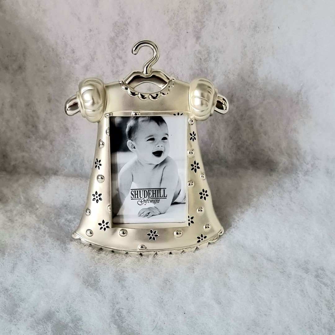 Baby Girl Dress Frame, Silver Plated Baby Dress Frame Shudehill - Etsy