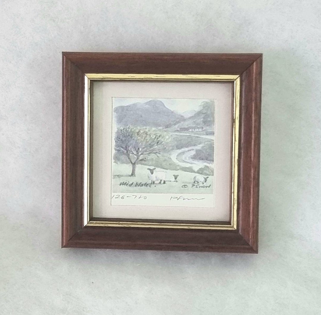 Framed Miniature Limited Edition Signed Print Phillip Snow - Etsy UK