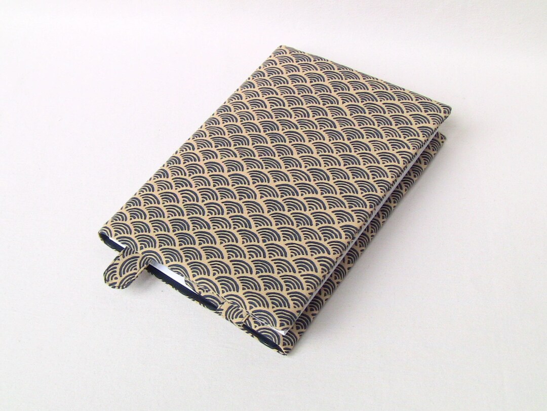 Cotton Book Cover, Notebook Sleeve, Textile Journal Pouch, Reusable A5 ...